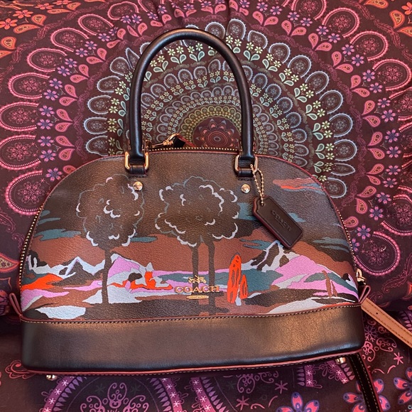Coach | Bags | Coach Mini Sierra Satchel In Landscape Print | Poshmark
